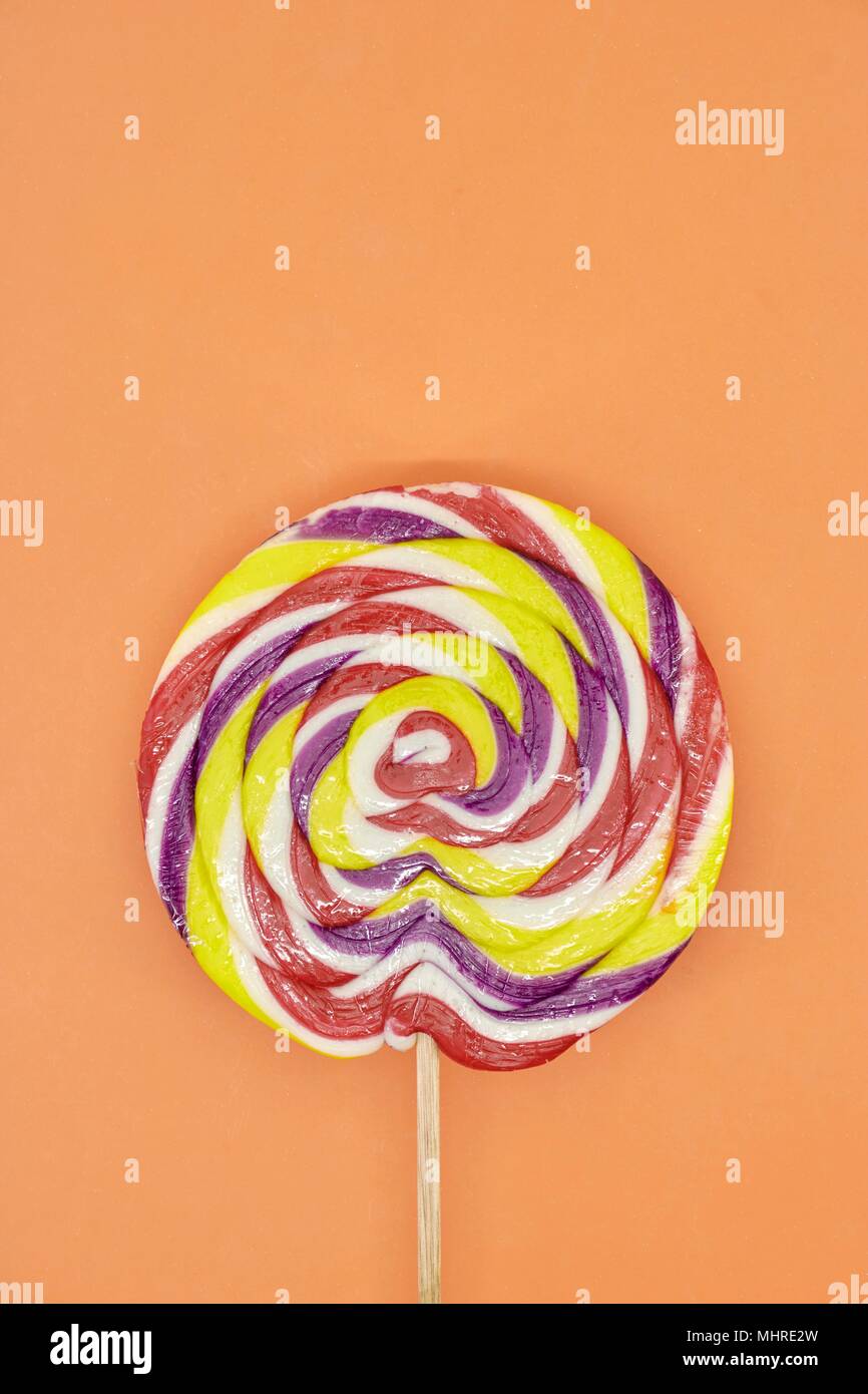 A studio photo of a lollipop Stock Photo - Alamy