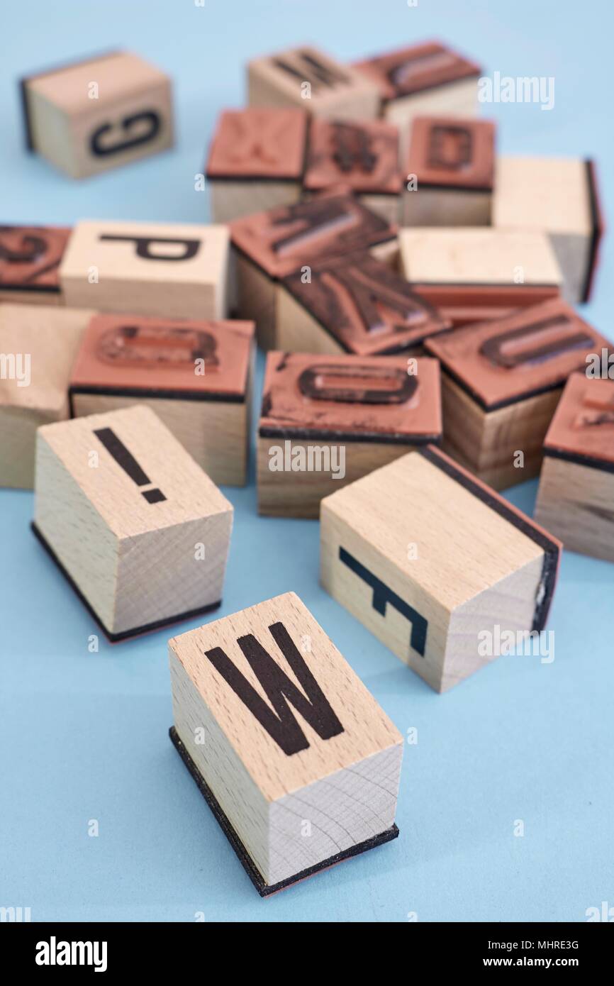 A studio photo alphabet letters Stock Photo - Alamy