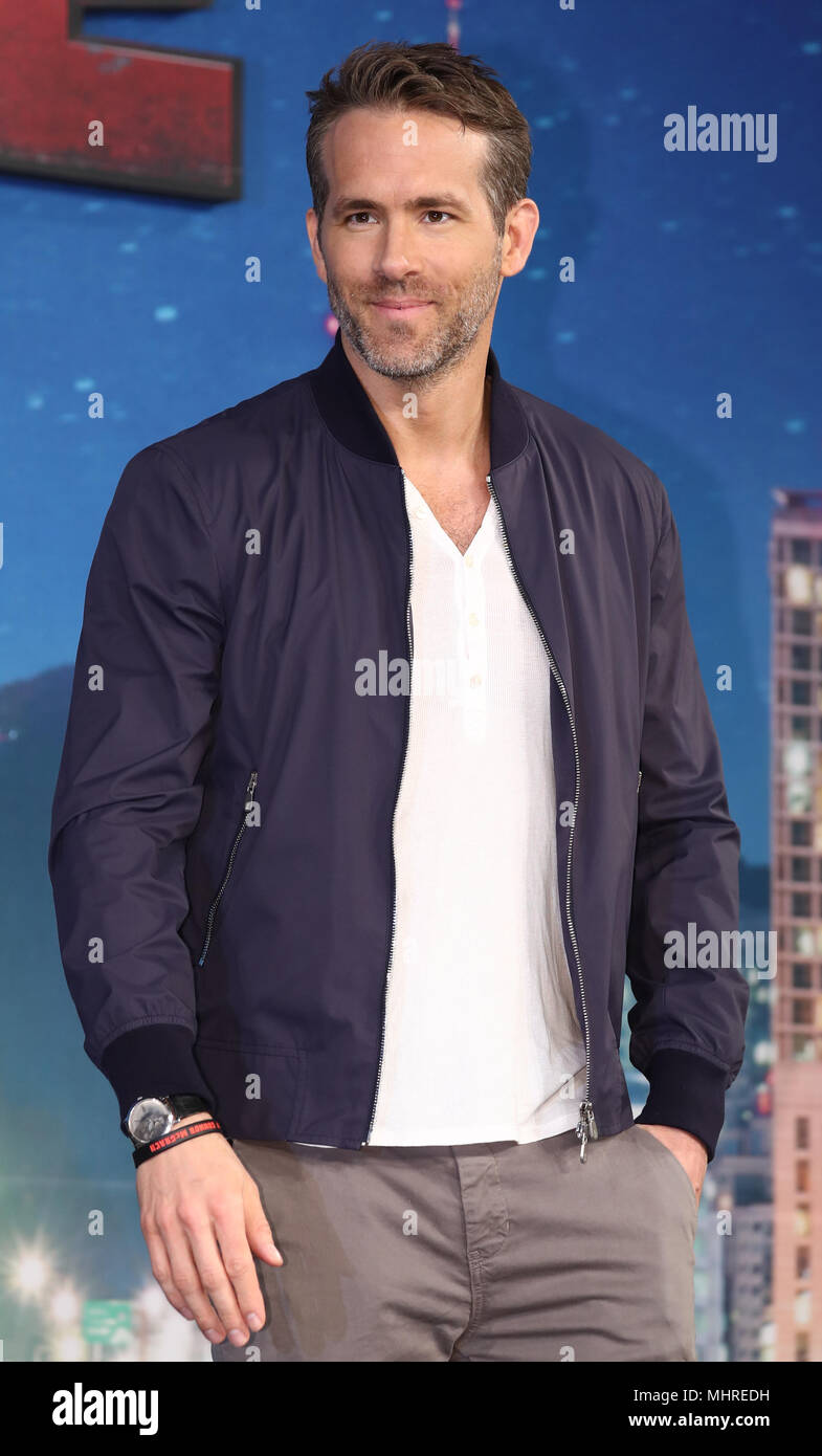 03rd May, 2018. Hollywood actor Ryan Reynolds Hollywood actor Ryan ...