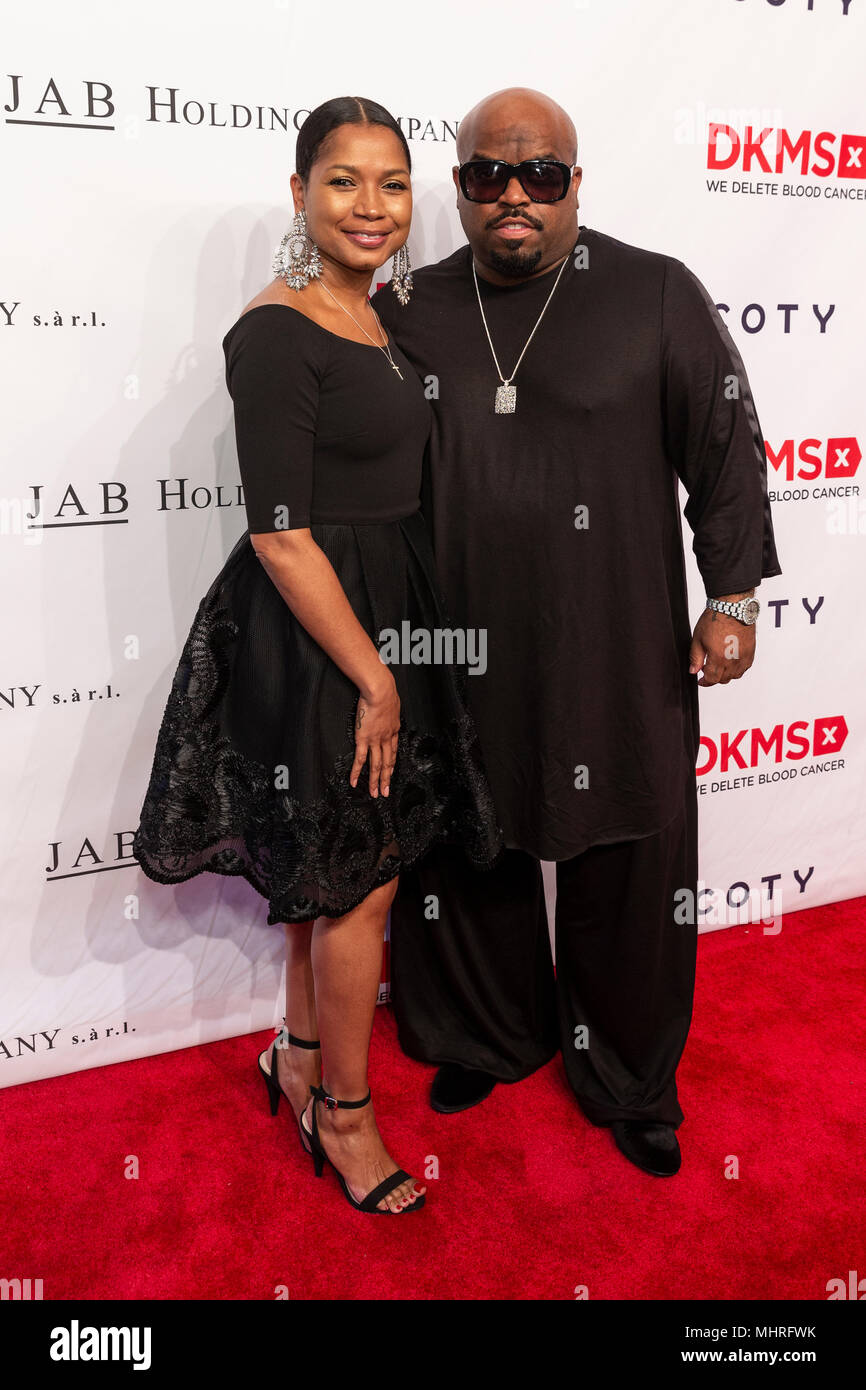 New York, NY - May 2, 2018: Shani James and CeeLo Green attend The DKMS ...
