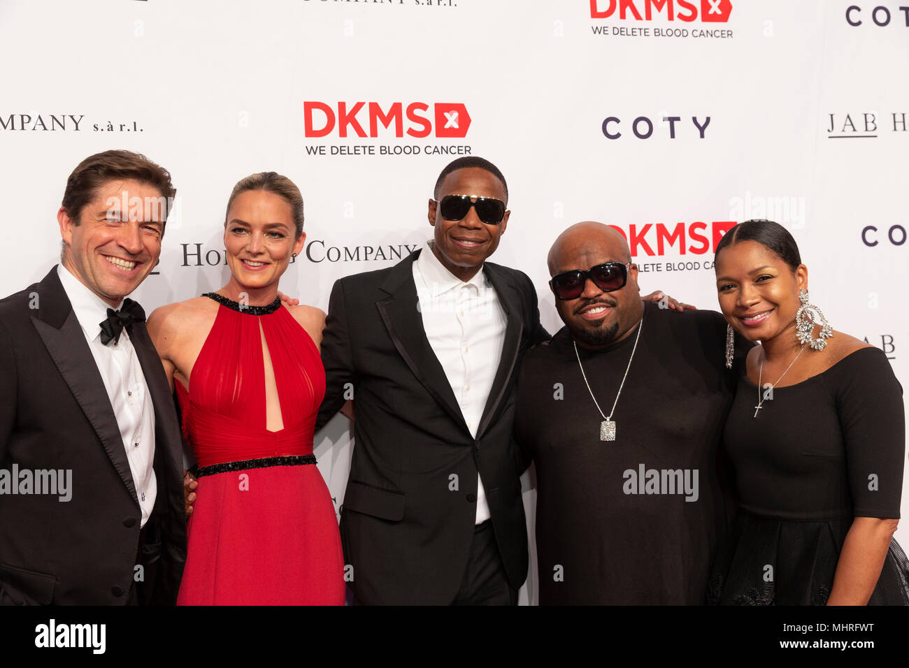 New York, NY - May 2, 2018: Frederic De Narp, Katharina Harf, Doug E ...