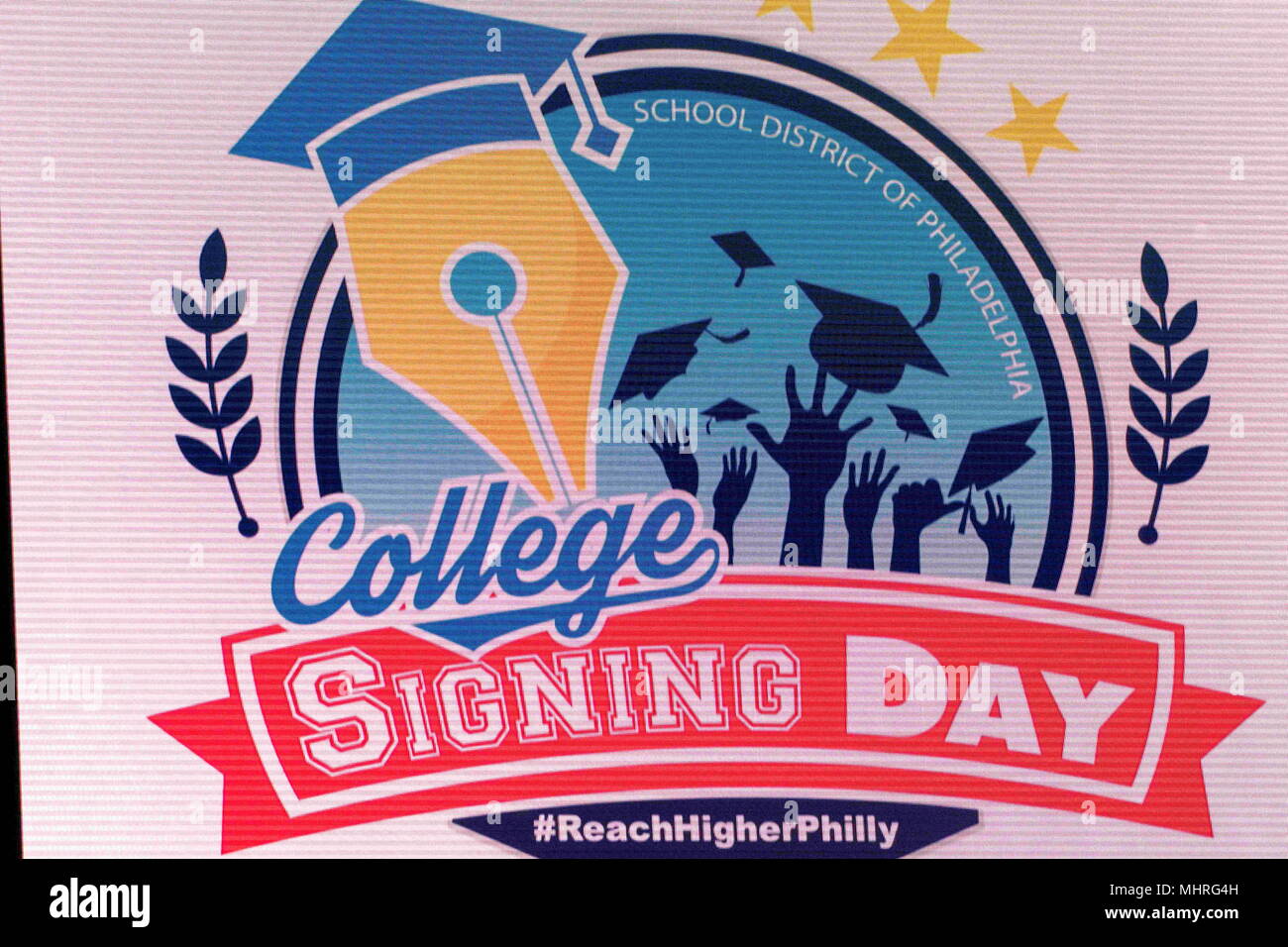 Philadelphia, Pennsylvania, USA. 2nd May, 2018. College signing day ...