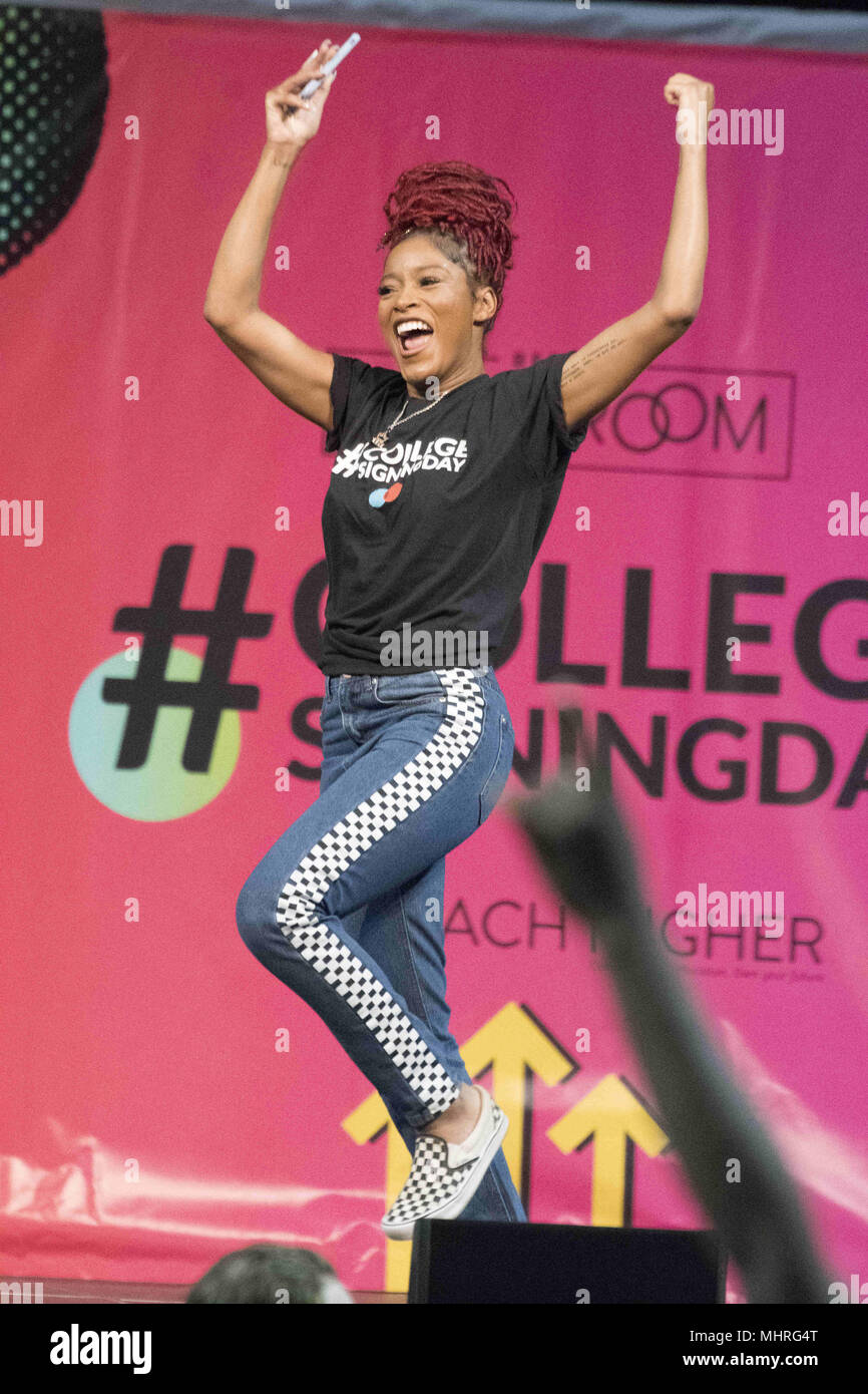 Philadelphia, Pennsylvania, USA. 2nd May, 2018. Actress, KEKE PALMER ...