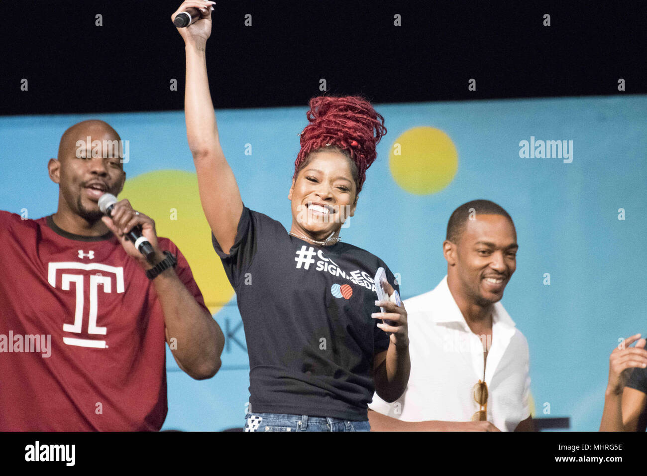 Philadelphia, Pennsylvania, USA. 2nd May, 2018. Actors, KEKE PALMER ...