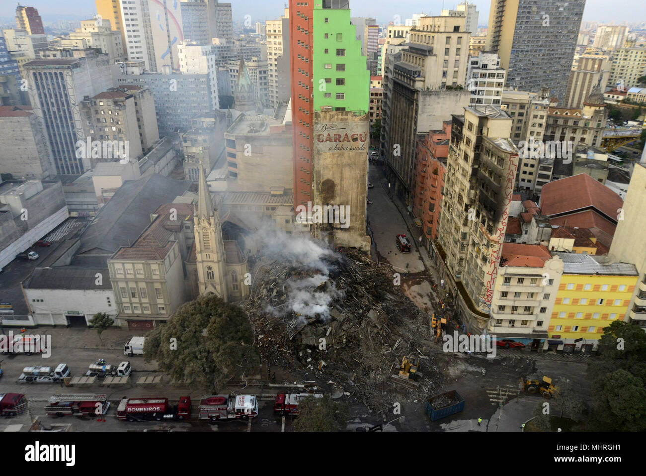 Old brazil building on fire hi-res stock photography and images - Alamy