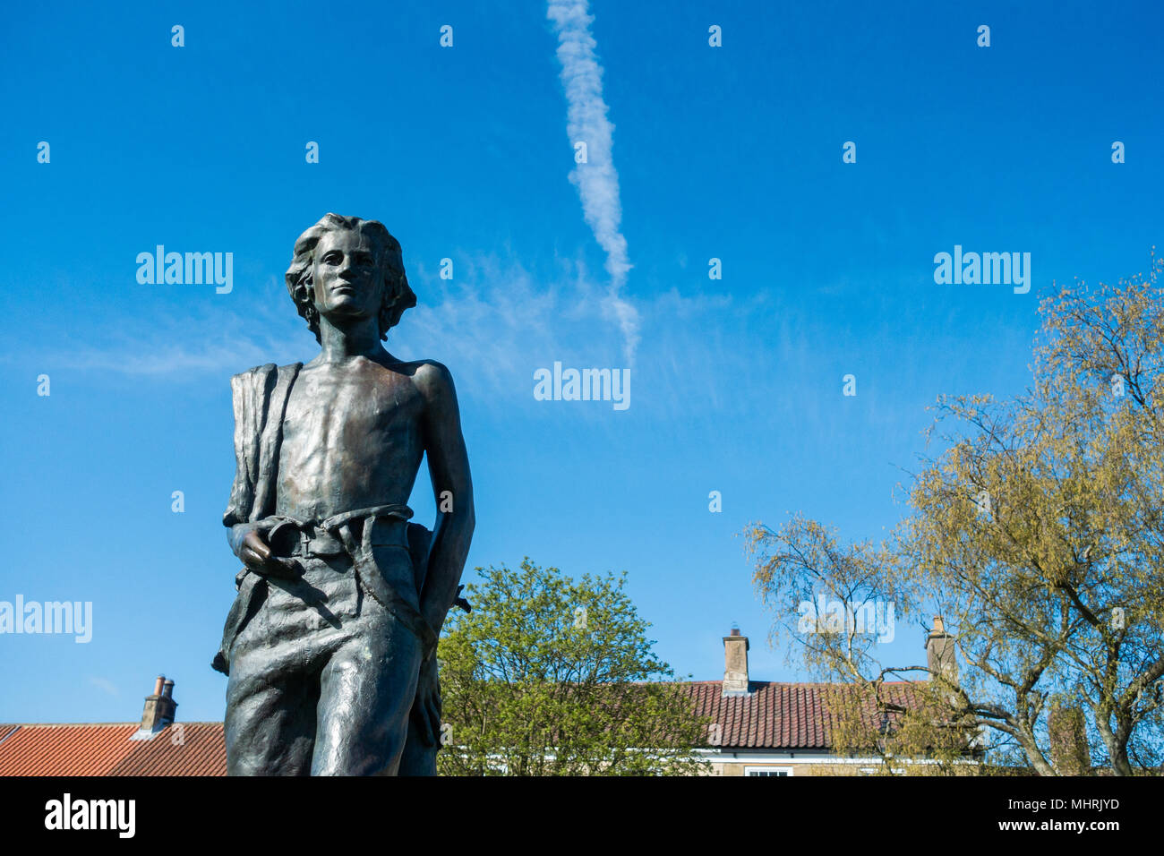 Statue Young Captain James Cook Stock Photos & Statue Young Captain ...