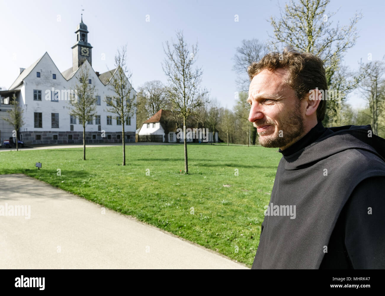 19 April 2018, Germany, Travenbrueck: Friar Johannes Tebbe, acting head ...