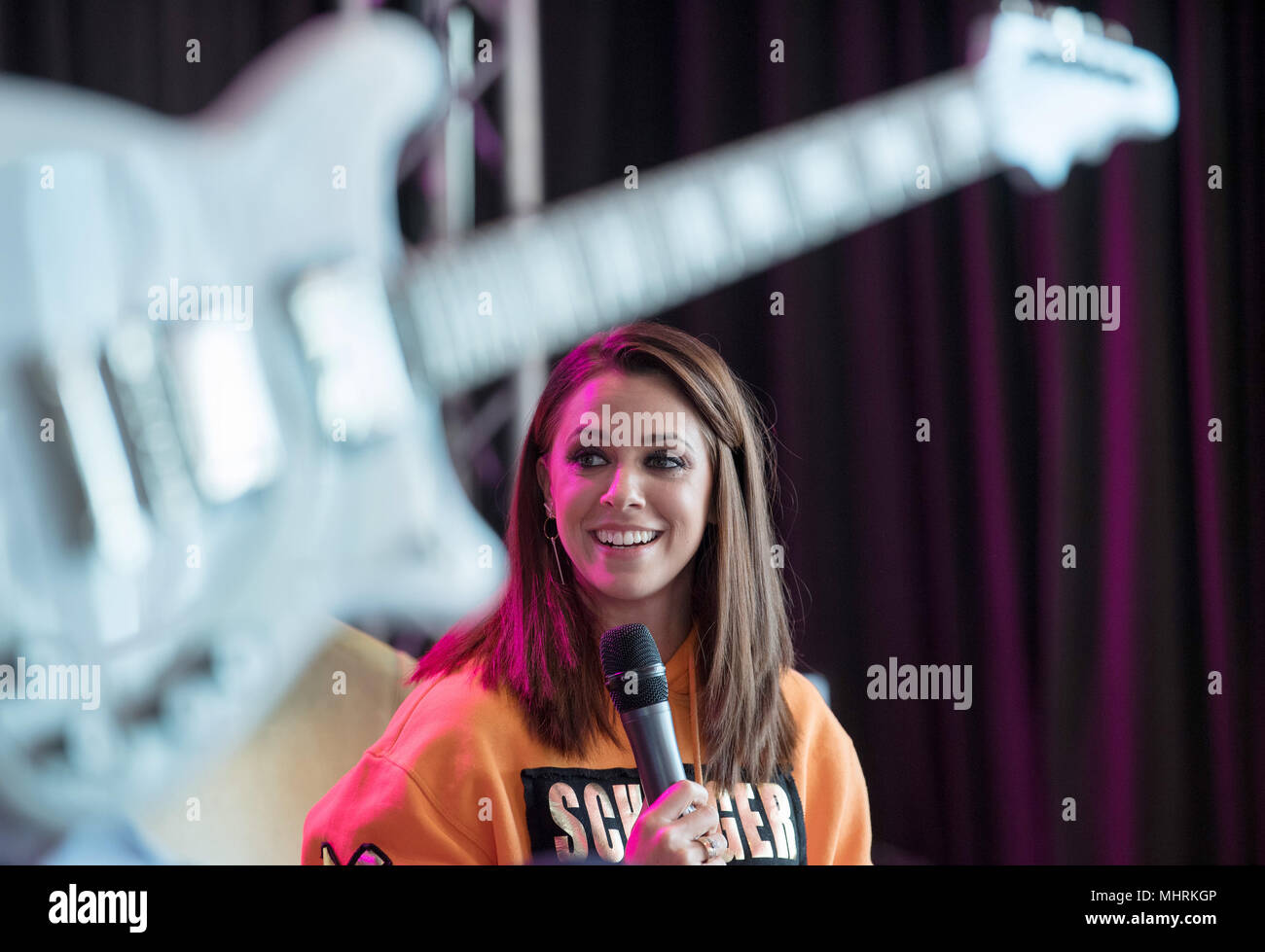 Berlin, Germany. 03rd May, 2018. 03 May 2018, Germany, Berlin: Singer ...