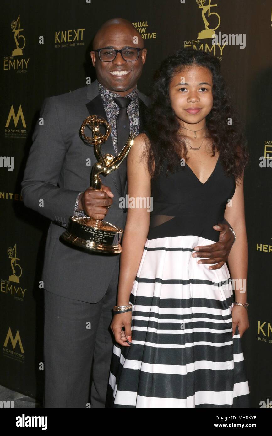 Pasadena, CA. 29th Apr, 2018. Wayne Brady, Maile Masako Brady in the ...