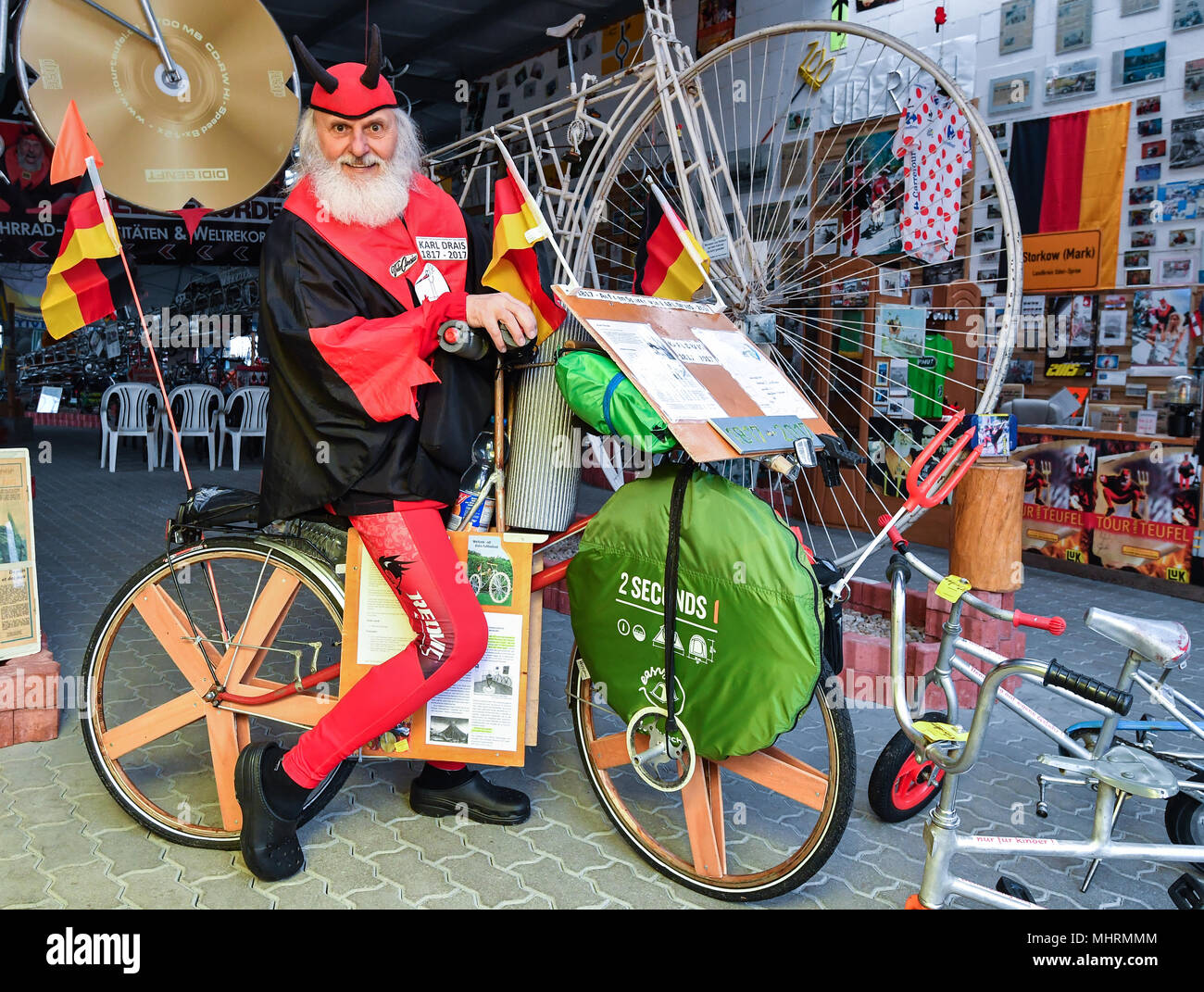 Karl drais bicycle hi-res stock photography and images - Alamy