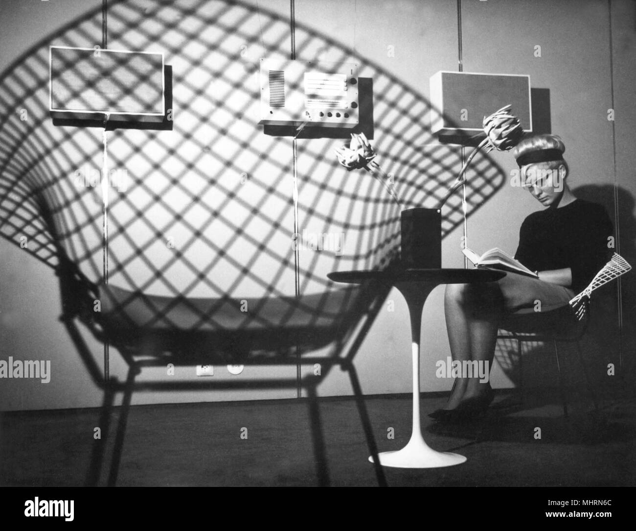 The modern, flat radio has transistors instead of tubes, the sound can ...