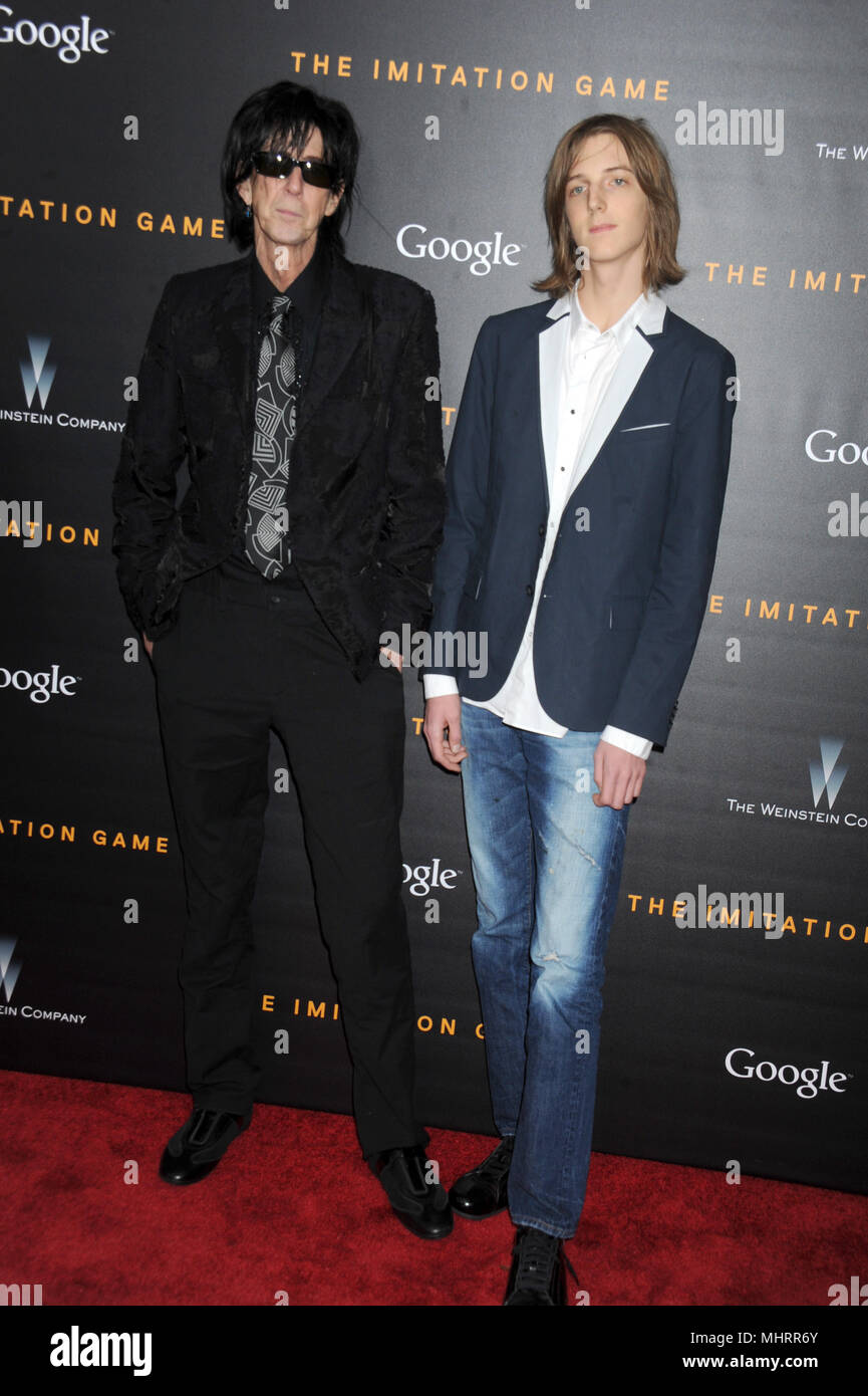 NEW YORK, NY - NOVEMBER 17: Ric Ocasek, Oliver Orion Ocasek attends the ...