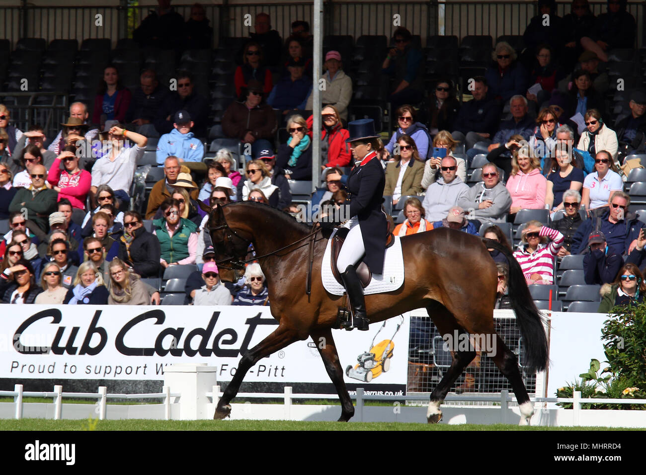 Badminton; Gloucestershire; United Kingdom. 3rd May 2018. Pippa Funnell ...