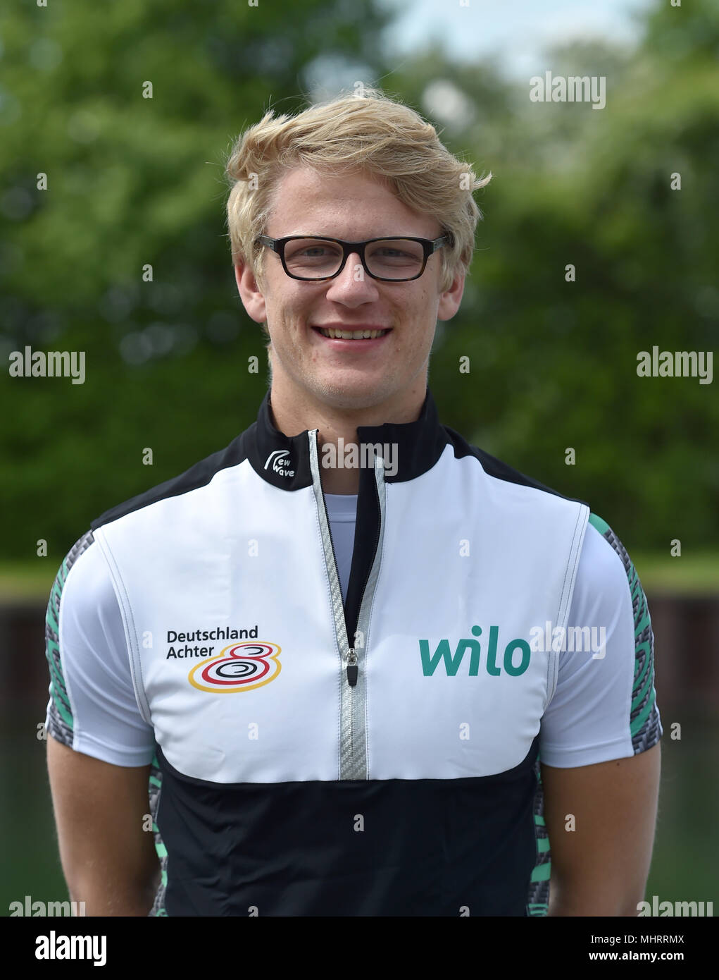 03 May 2018, Germany, Dortmund: Malte Großmann during the presentation ...