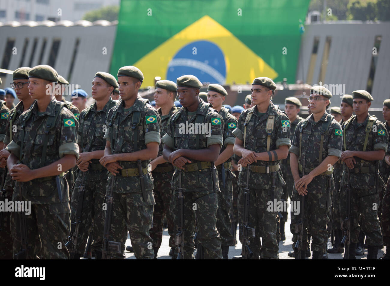 Sao Paulo, Sao Paulo, Brazil. 3rd May, 2018. Army commander exchange ...