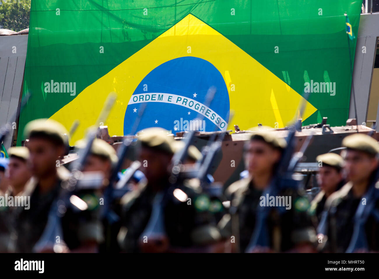 Sao Paulo, Sao Paulo, Brazil. 3rd May, 2018. Army commander exchange ...