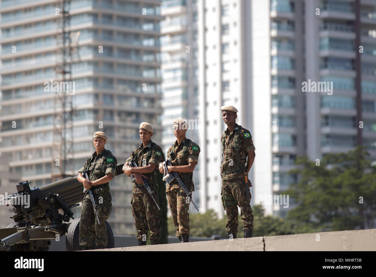 Sao Paulo, Sao Paulo, Brazil. 3rd May, 2018. Army commander exchange ...