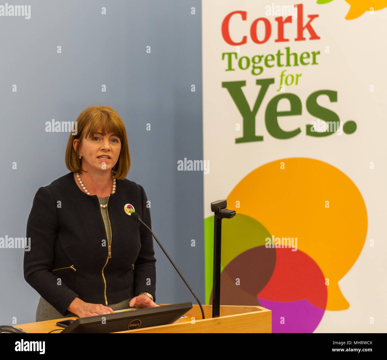 Cork, Ireland. 3rd May, 2018. UCC staff held a 'Together For Yes ...