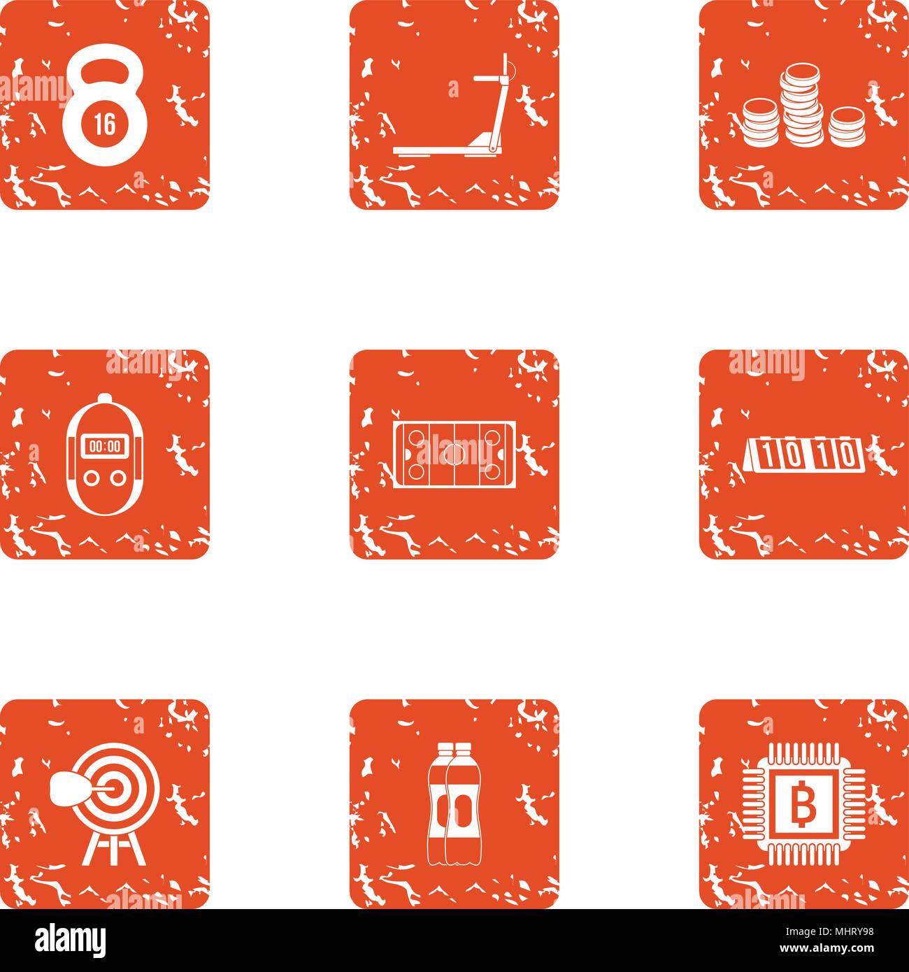 Remittance icons set, grunge style Stock Vector Image & Art - Alamy