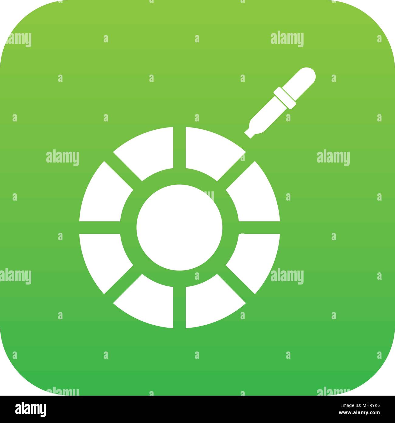 Color picker icon digital green Stock Vector Image & Art - Alamy