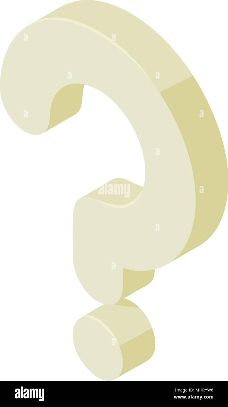 Question symbol cursor icon, isometric style Stock Vector Image & Art ...
