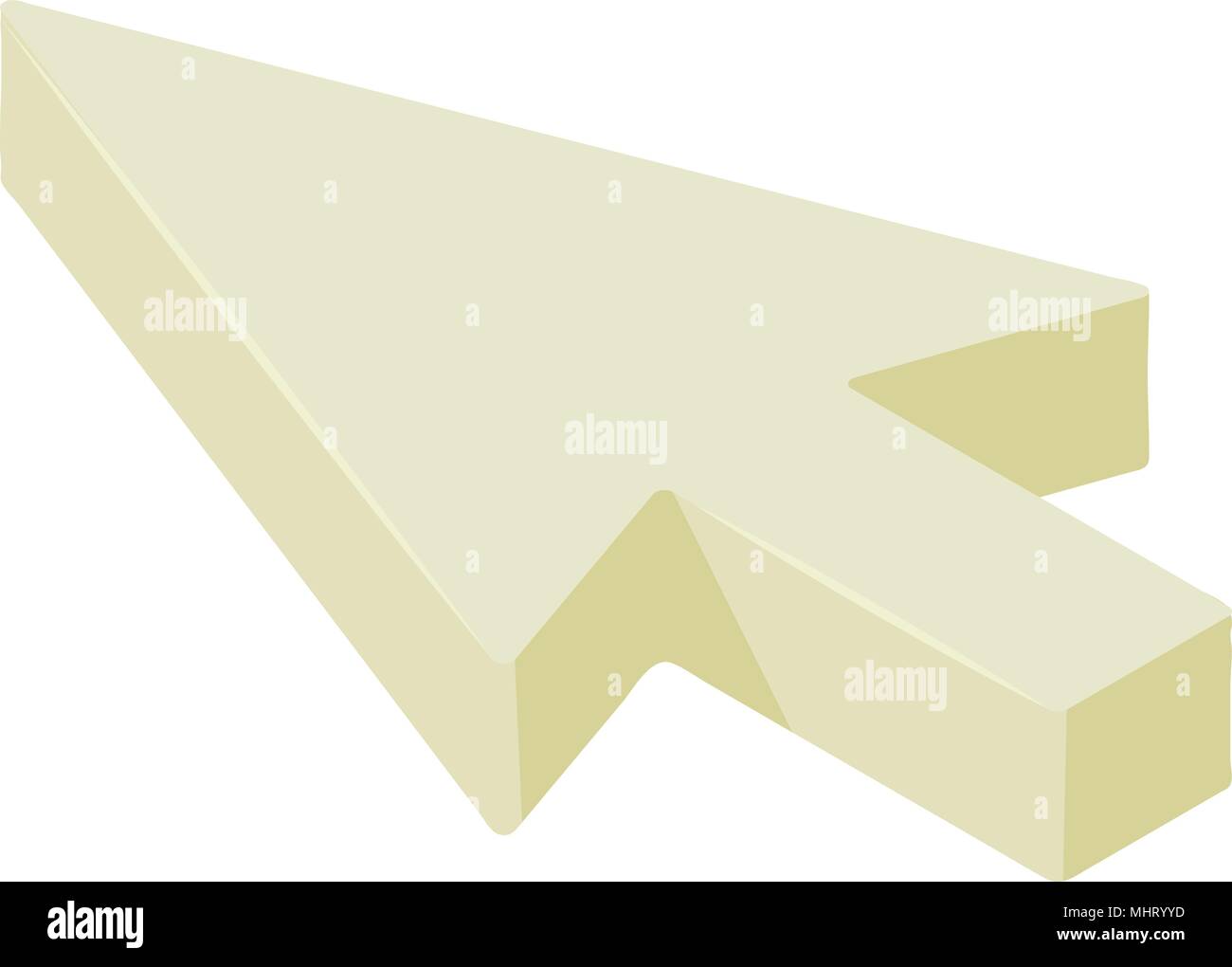 Classic cursor icon, isometric style Stock Vector Image & Art - Alamy