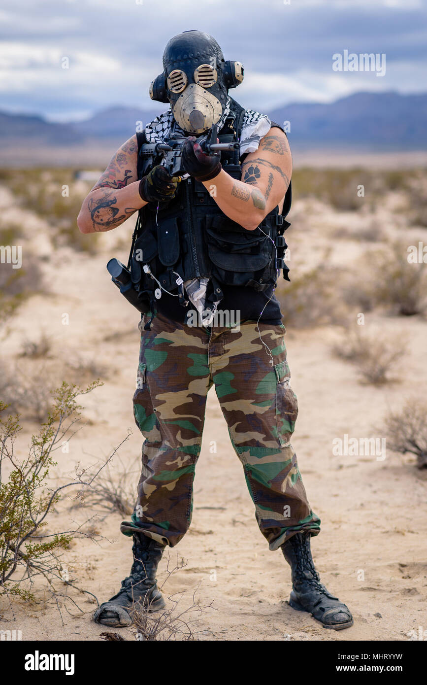 In a post-apocalyptic desert wasteland, a Queen of the Apocalypse leads ...