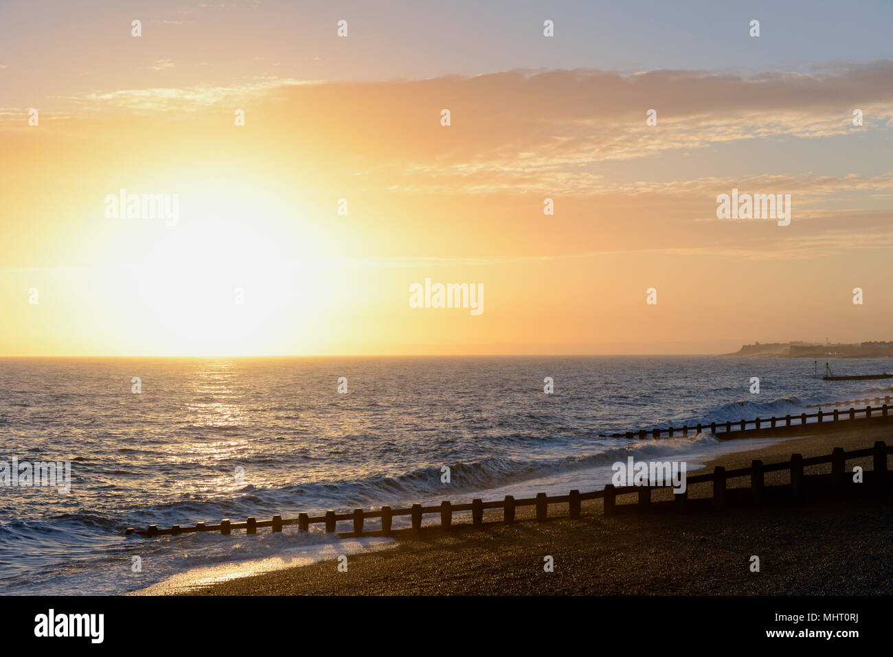 Windy shore sunset hi-res stock photography and images - Alamy