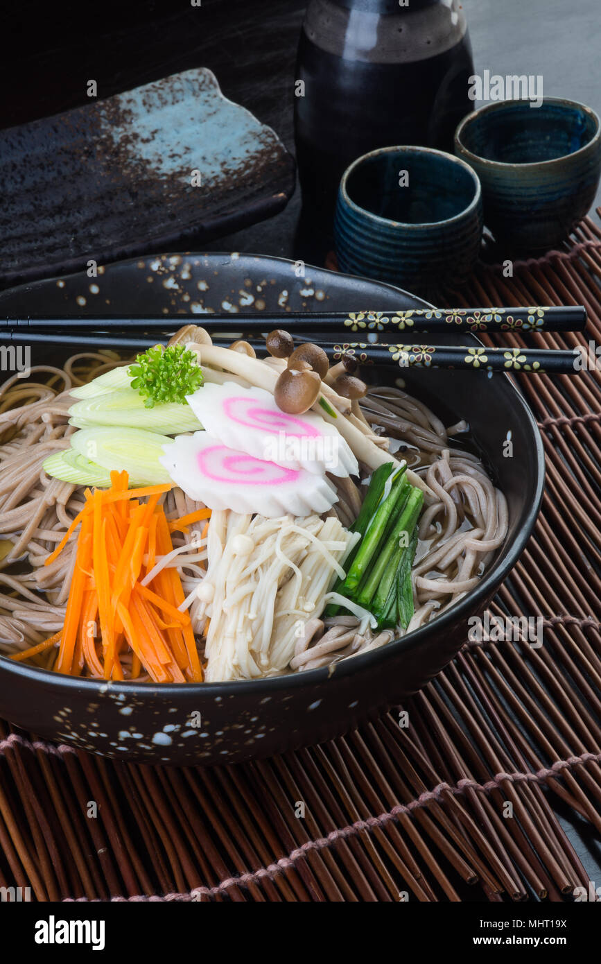 japanese cuisine. udon on background Stock Photo - Alamy