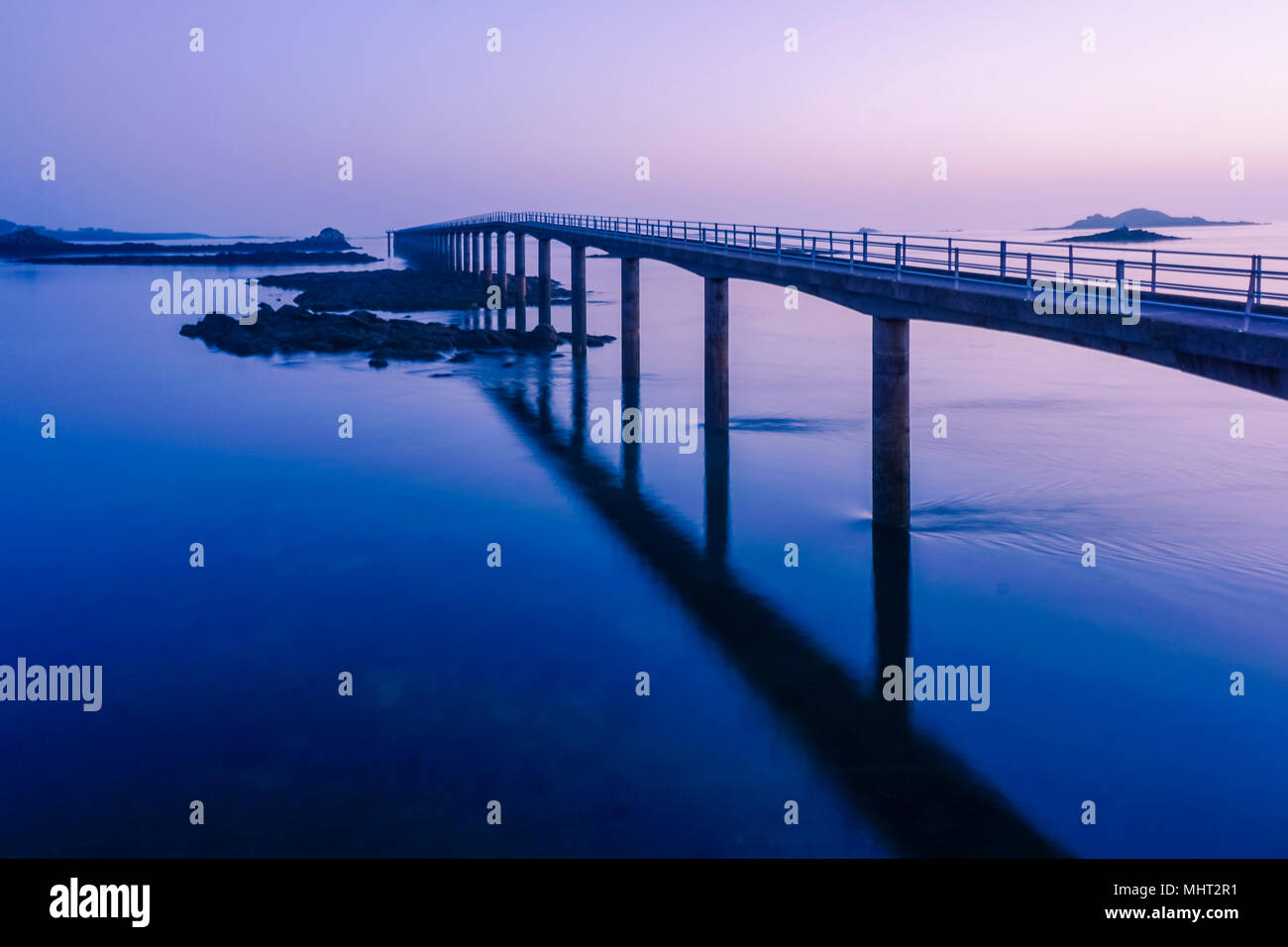 The bridge on the water Stock Photo - Alamy