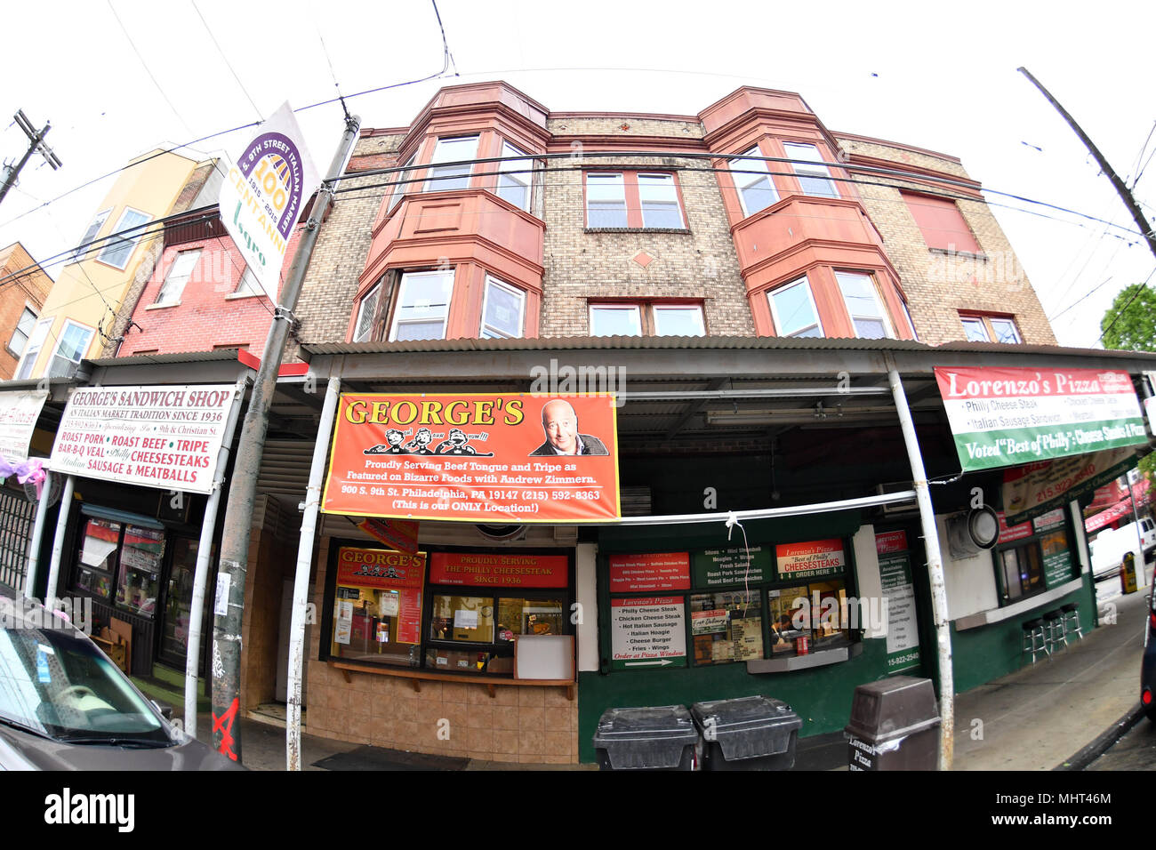 PHILADELPHIA, USA - APRIL 24 2017 - philadelphia little italy district ...