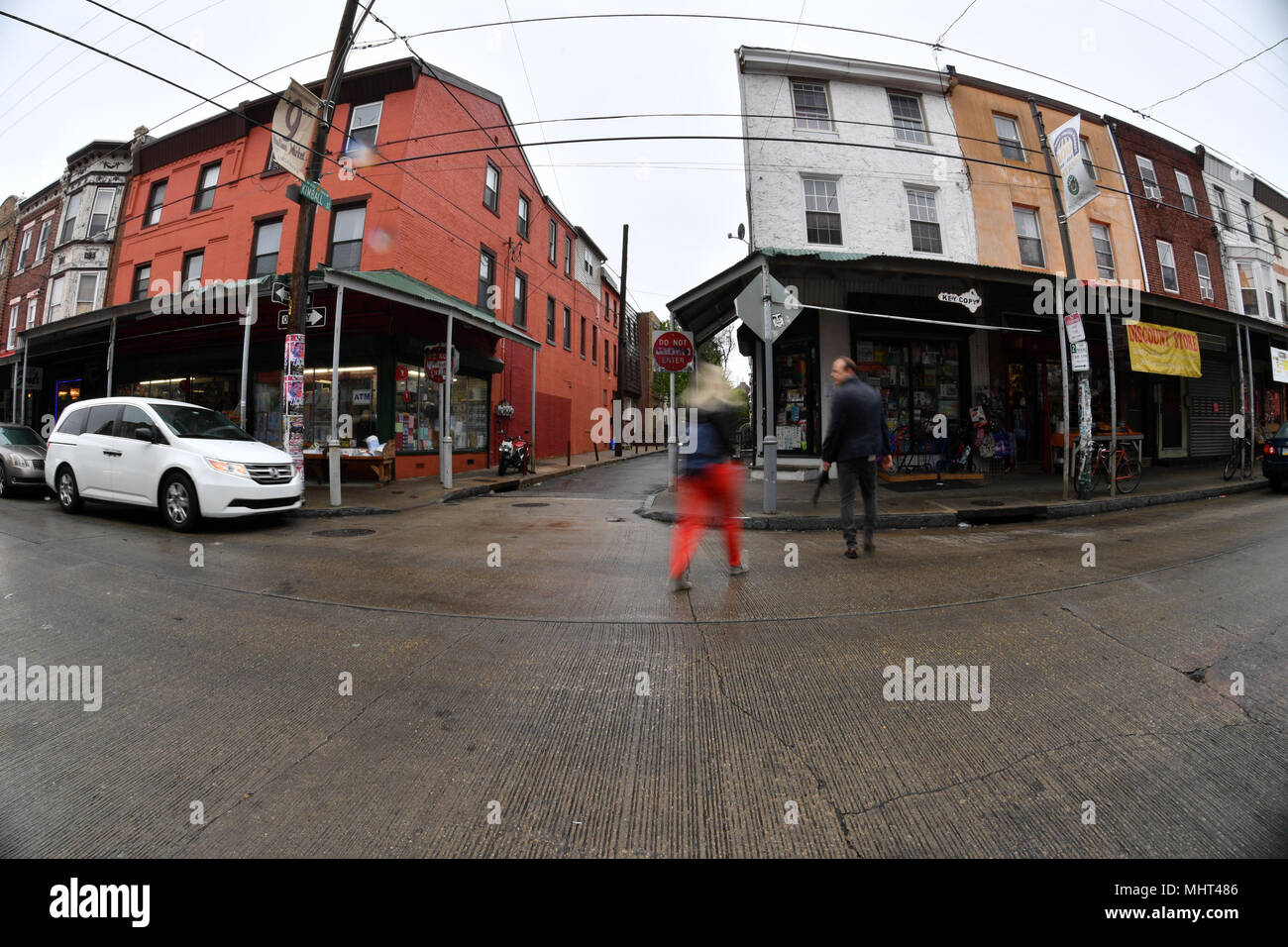 PHILADELPHIA, USA - APRIL 24 2017 - philadelphia little italy district ...