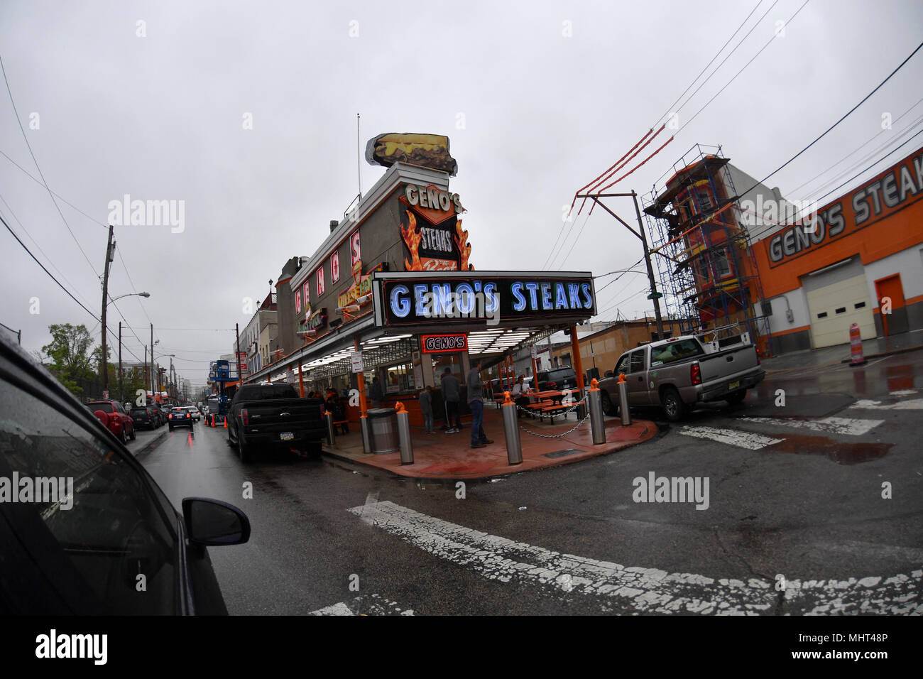 PHILADELPHIA, USA - APRIL 24 2017 - philadelphia little italy district ...