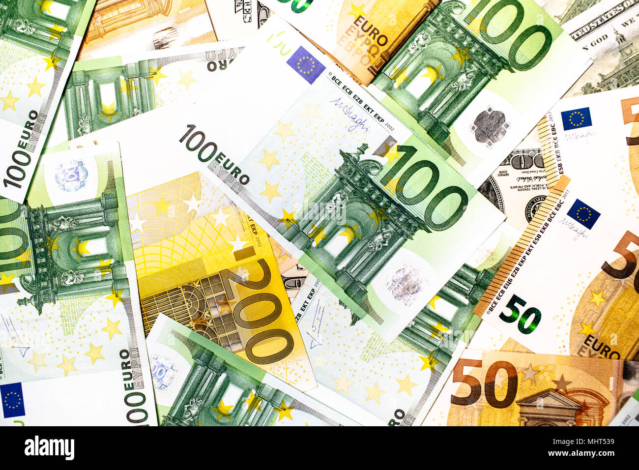 Euro vs dollar as background Stock Photo - Alamy