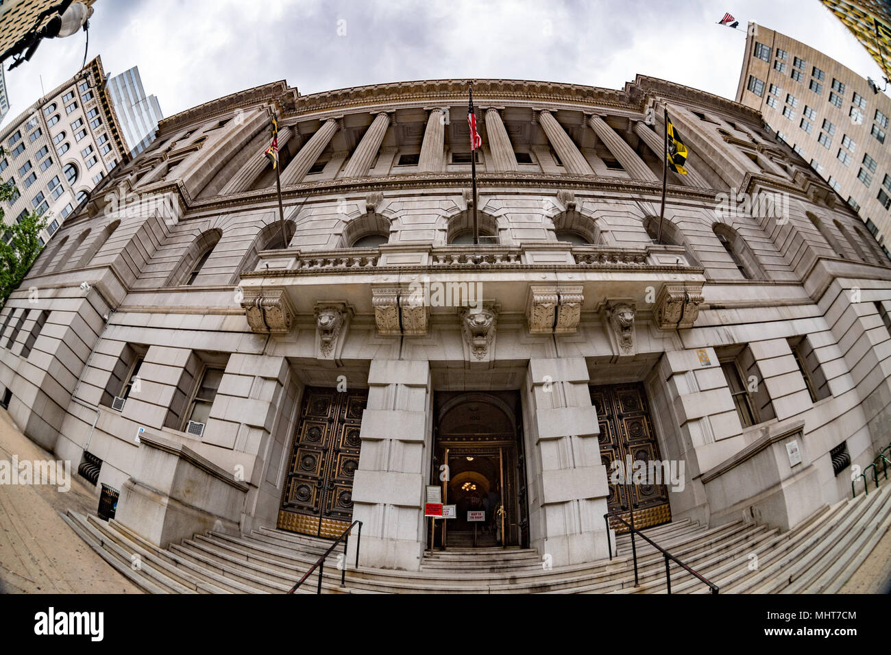 Baltimore Courthouse Clarence Mitchell Jr building Stock Photo - Alamy