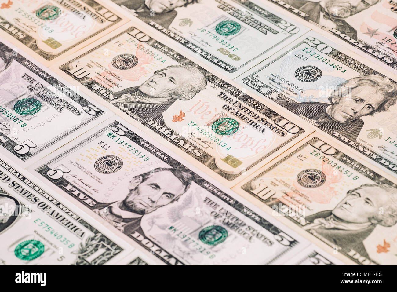 Group american banknotes 100 dollars hi-res stock photography and ...