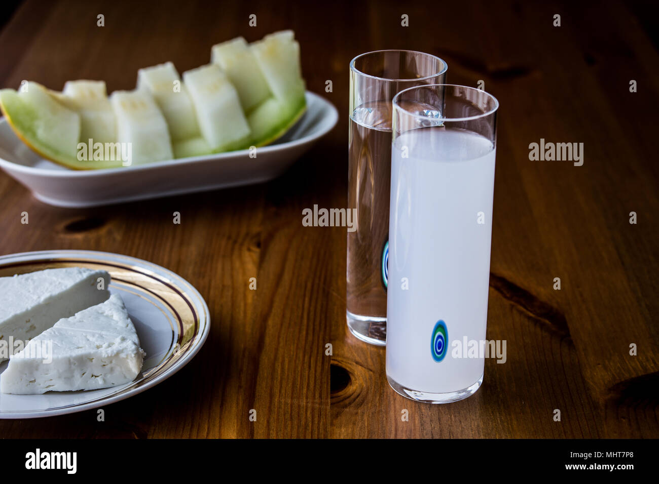 Rakı is an unsweetened, anise-flavored alcoholic drink that is popular ...