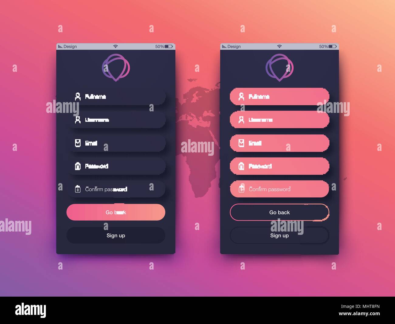 Vector Illustration of screens and web concept Stock Vector Image & Art ...