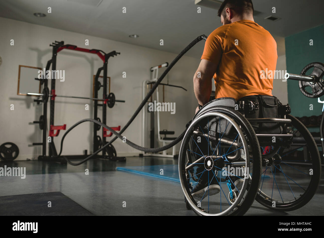 Wheelchair exercising hi-res stock photography and images - Alamy