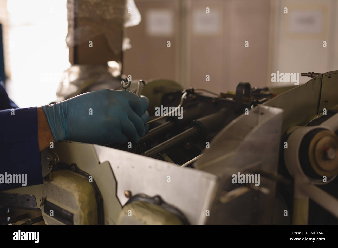 Aircraft engine inspection hi-res stock photography and images - Alamy