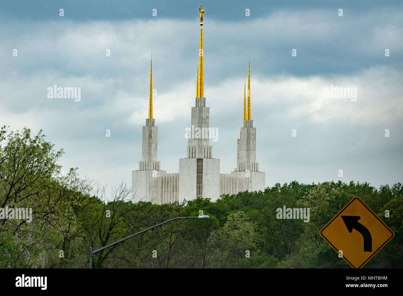Mormon temple dc hi-res stock photography and images - Alamy