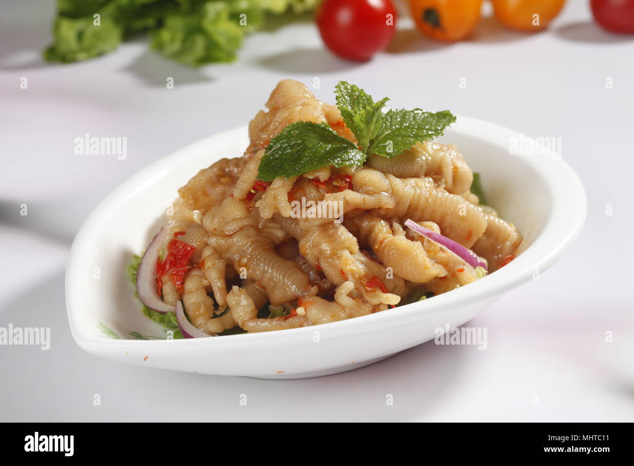 thai boneless chicken feet Stock Photo - Alamy