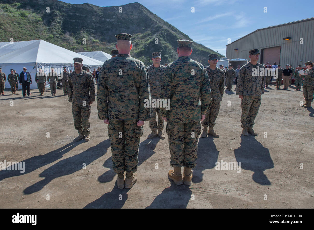 U.S. Marine Corps Lt. Gen. Robert S. Walsh, commanding general, Marine ...