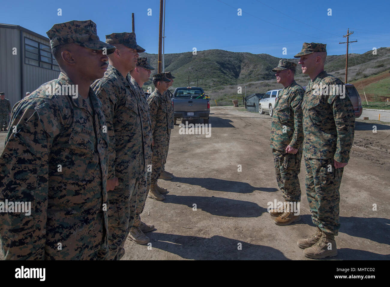 U.S. Marine Corps Lt. Gen. Robert S. Walsh, commanding general, Marine ...