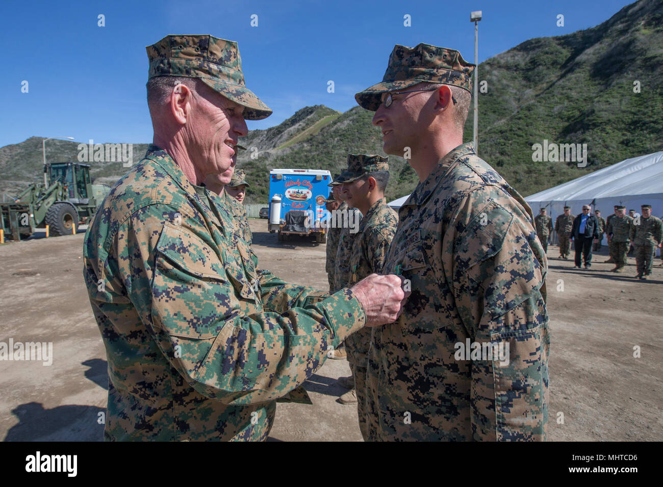 U.S. Marine Corps Lt. Gen. Robert S. Walsh, commanding general, Marine ...