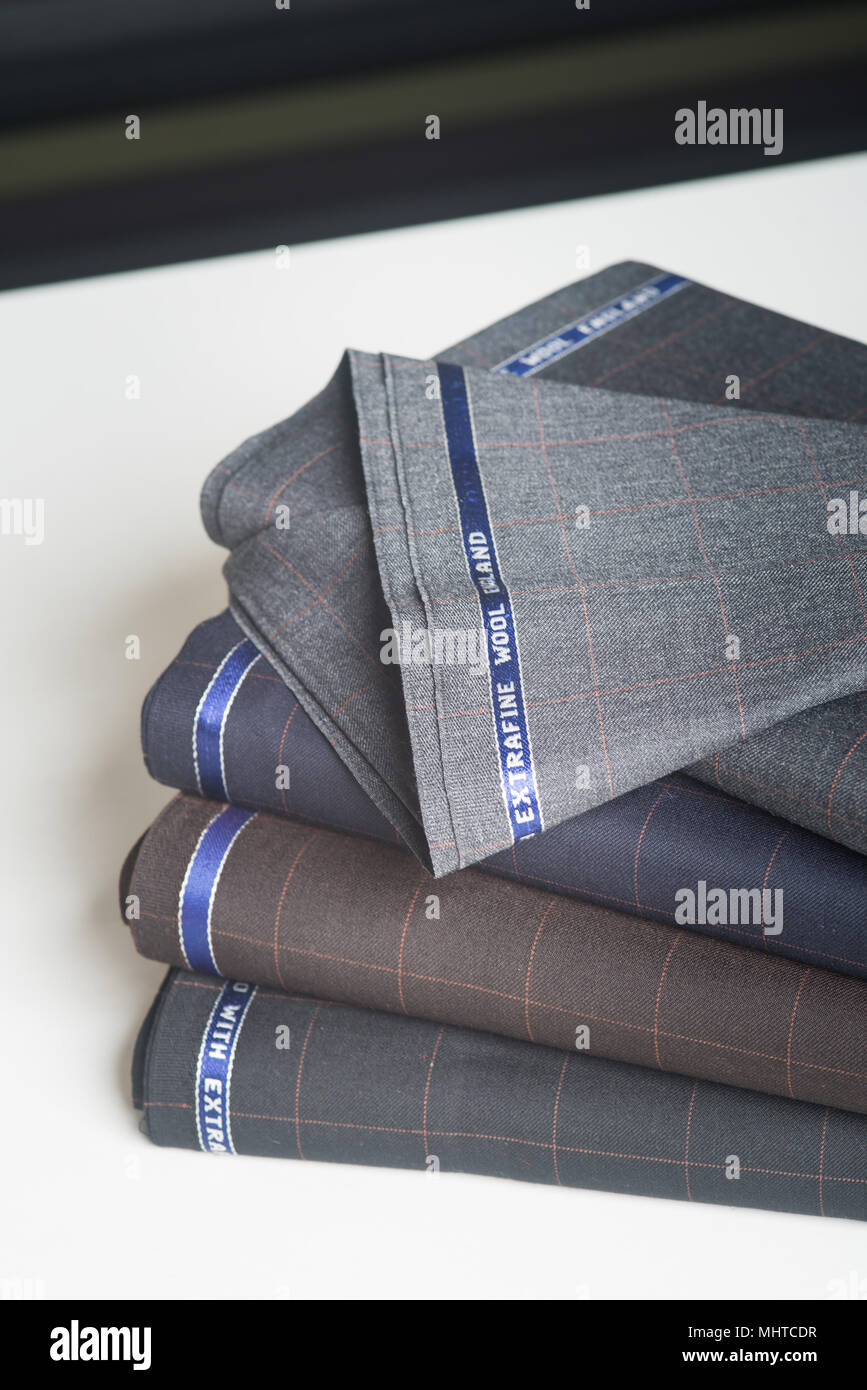 fabrics textile. Cotton Fabric Sample Stock Photo - Alamy