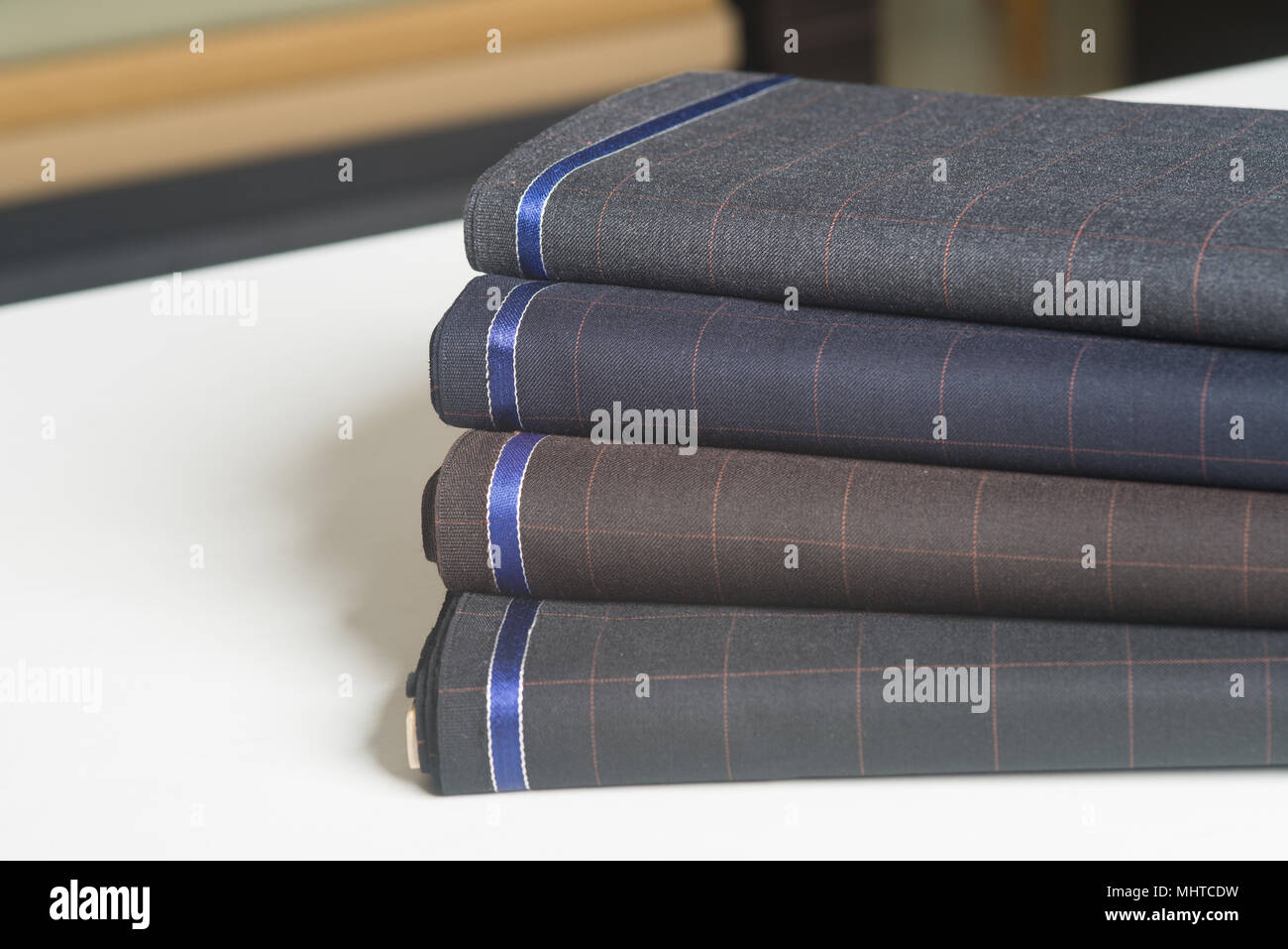 fabrics textile. Cotton Fabric Sample Stock Photo - Alamy