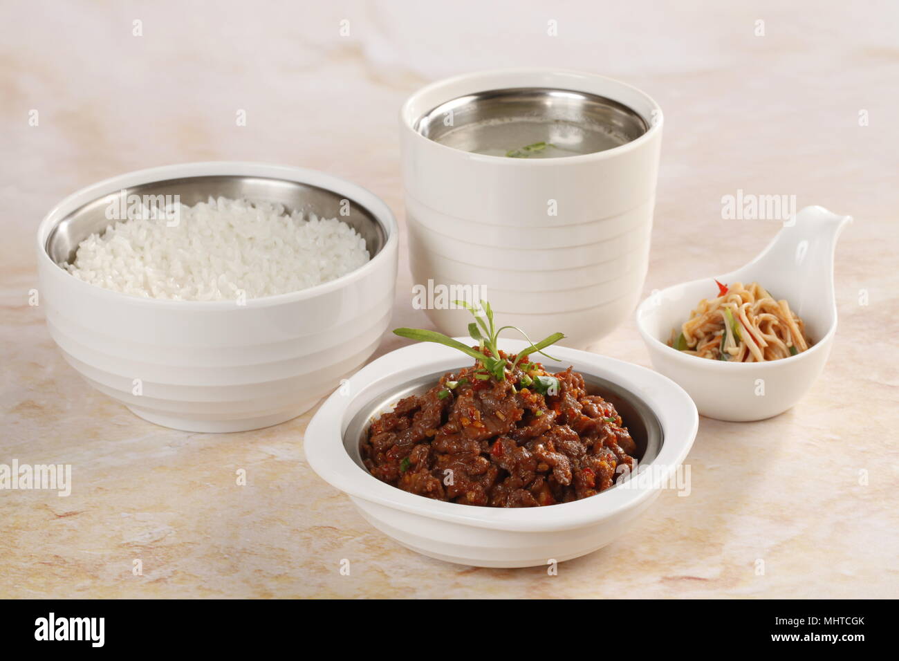 chicken stew with rice Stock Photo - Alamy