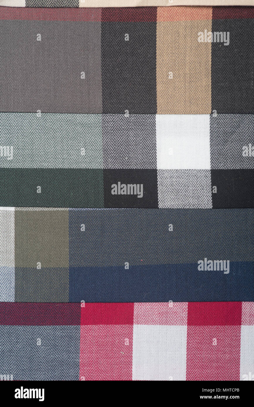 fabrics textile. Cotton Fabric Sample Stock Photo - Alamy