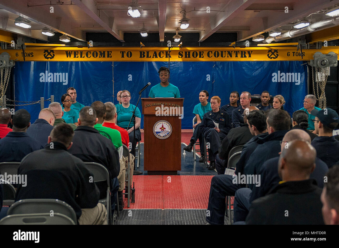 Atlantic Ocean (March 24, 2018) Aviation Ordnanceman 3rd Class Jasmine ...